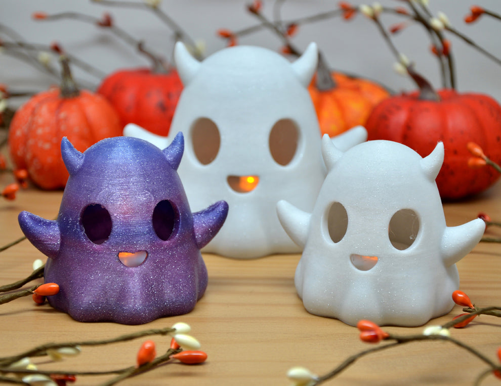 Glow Ghost Sparkle with LED light – Jeremiah Ketner Art
