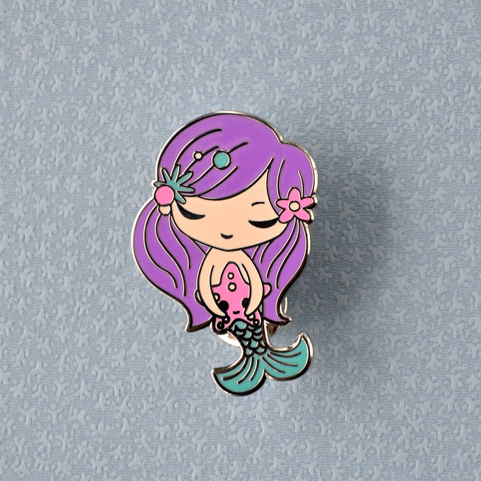Mermaid - Hard Enamel Pin – Jeremiah Ketner Art