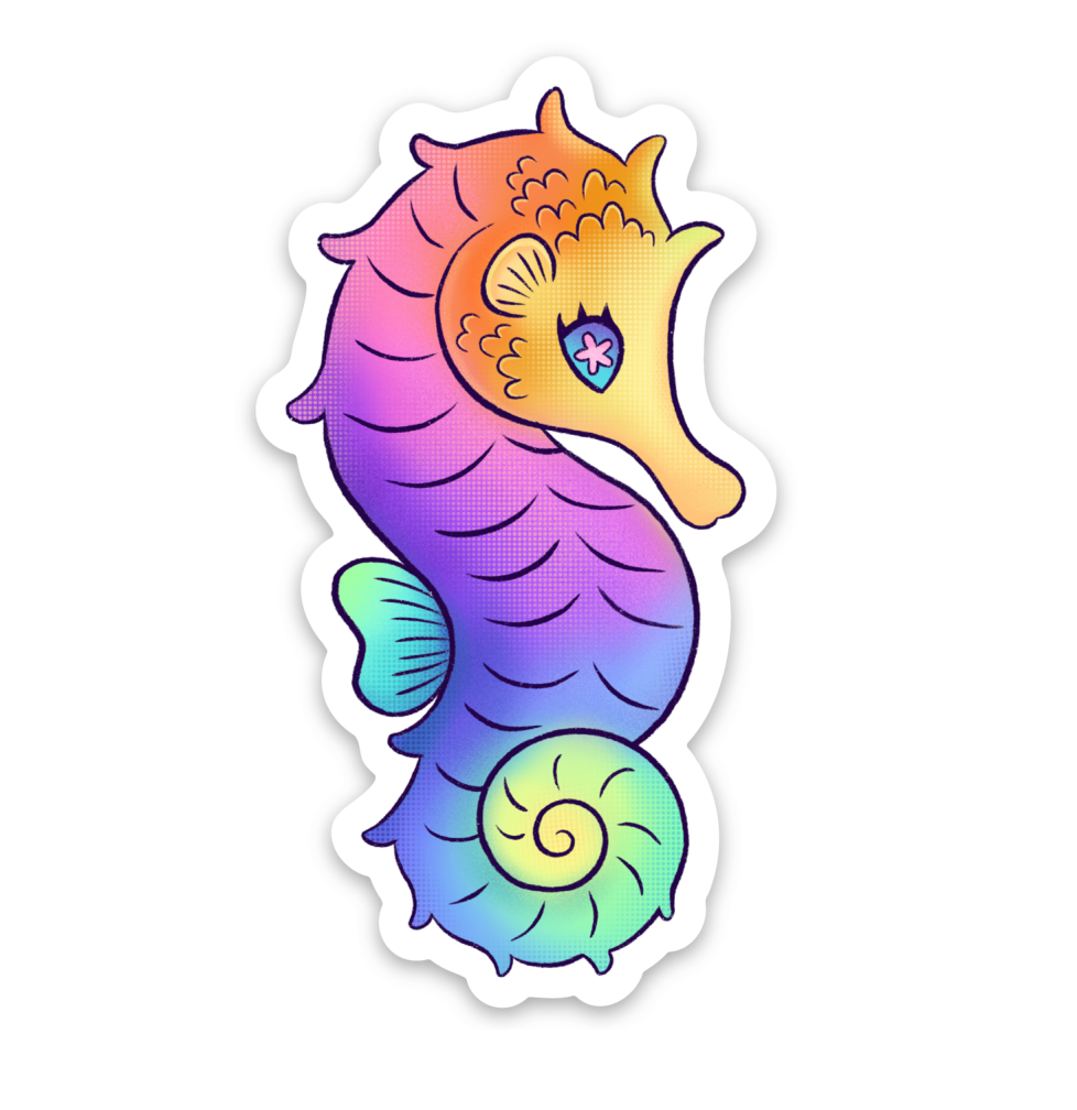 Rainbow Seahorses